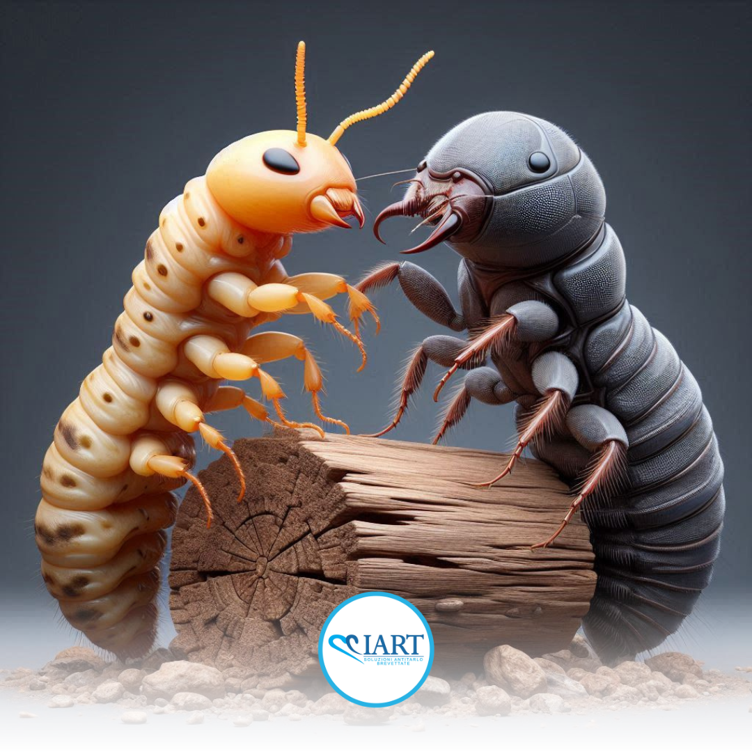 Come Distinguere un'Infestazione da Tarli da una di Termiti